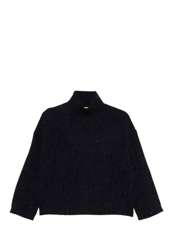 Brunello Cucinelli Ribbed Sequin-embellished Knit - No