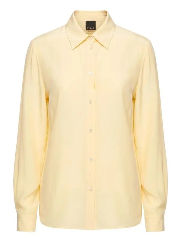 Pinko Long-sleeved Shirt - Transparent Yellow