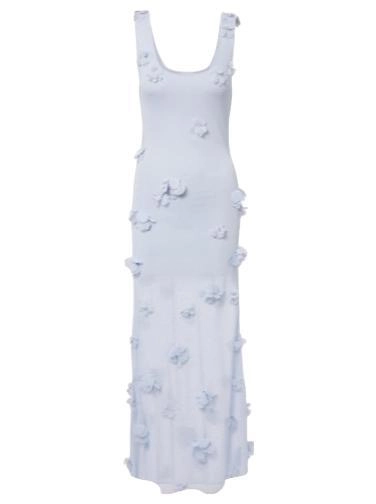 Simkhai Sleeveless Floral Appliqué Gown - Blue