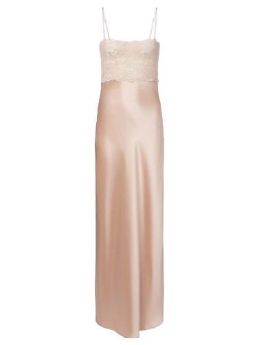 AYA MUSE Myra Lace And Satin Gown - Pink