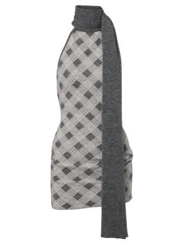 AYA MUSE Axis Wool-blend Mini Dress With Detachable Scarf - China