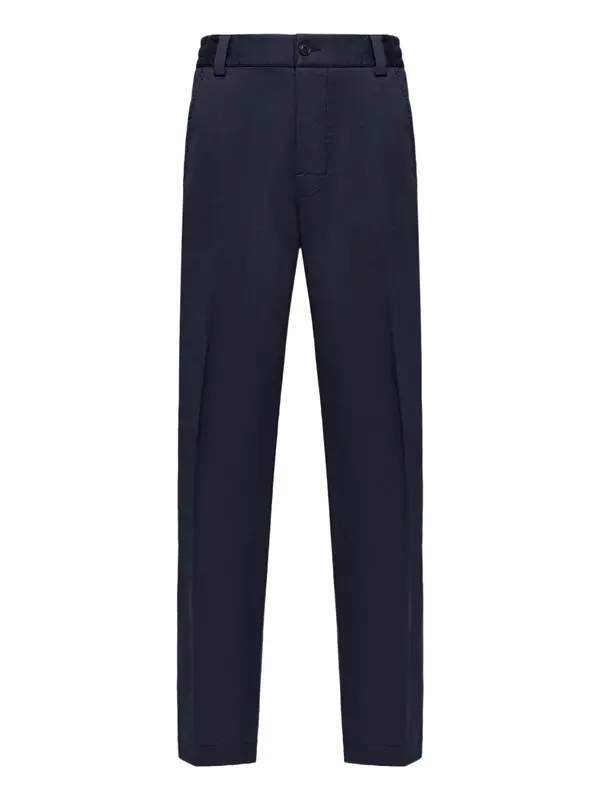 Moncler Tailored Trousers With Belt Loops - Dark Blue