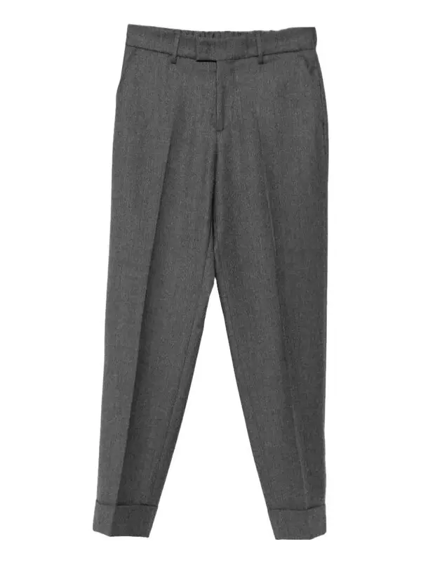 BERWICH Alice Pressed-crease Trousers - Grey