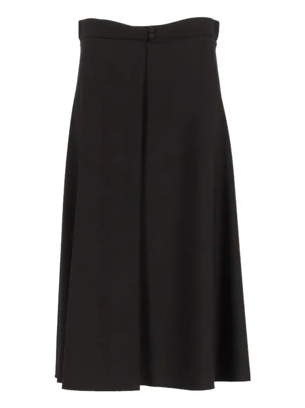 FORTE_FORTE Midi Skirt - Black