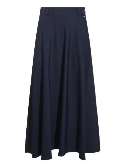 Herno Pleated Maxi Skirt - Navy