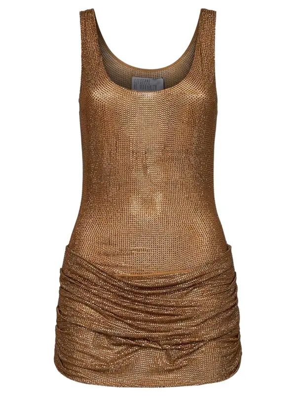 Giuseppe Di Morabito Embellished Draped Mini Dress - No