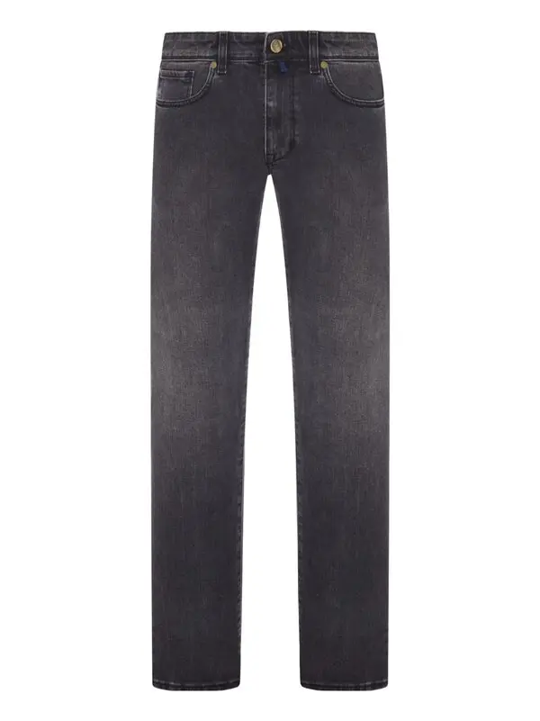 Incotex Belt Loop Jeans - Black