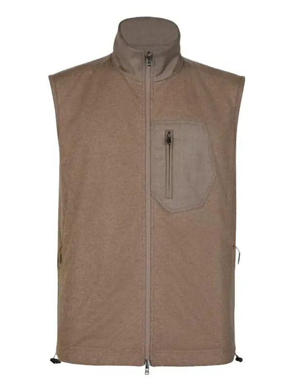 Sease Padded Explorer Vest - Hazelnut
