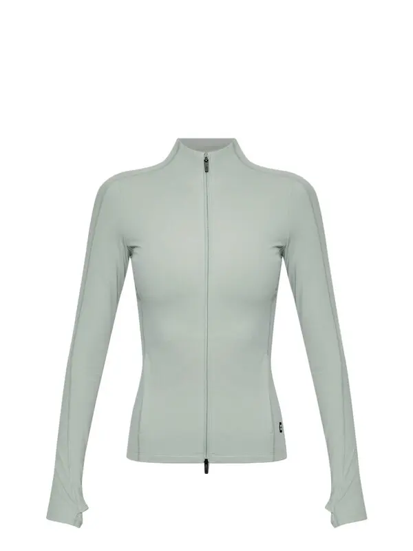 On Zip-up Performance Top - Green