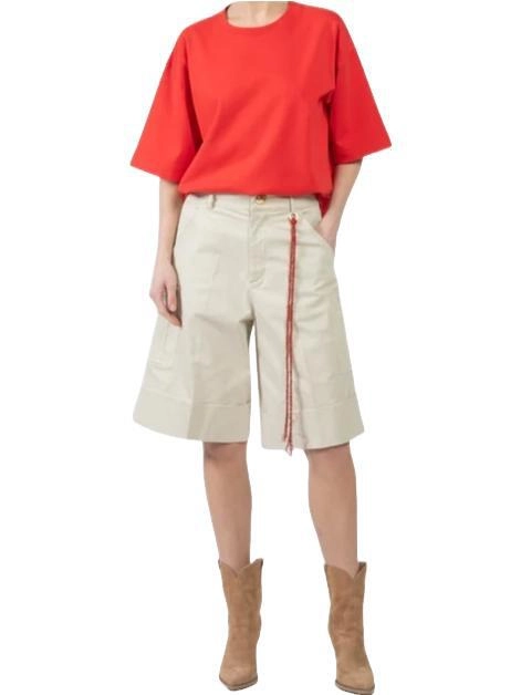 DARKPARK Relaxed Fit Crewneck T-shirt - Nude
