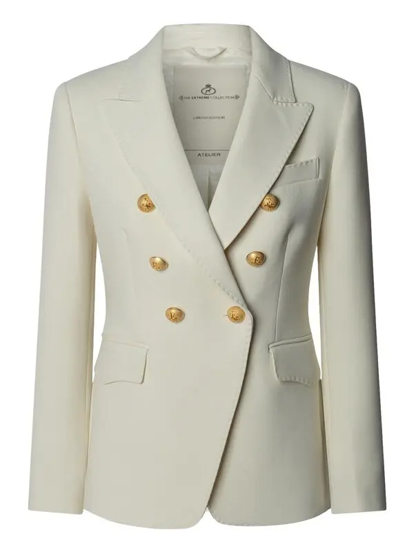 THE EXTREME COLLECTION Garcia Vintage 02 Double-breasted Blazer - White