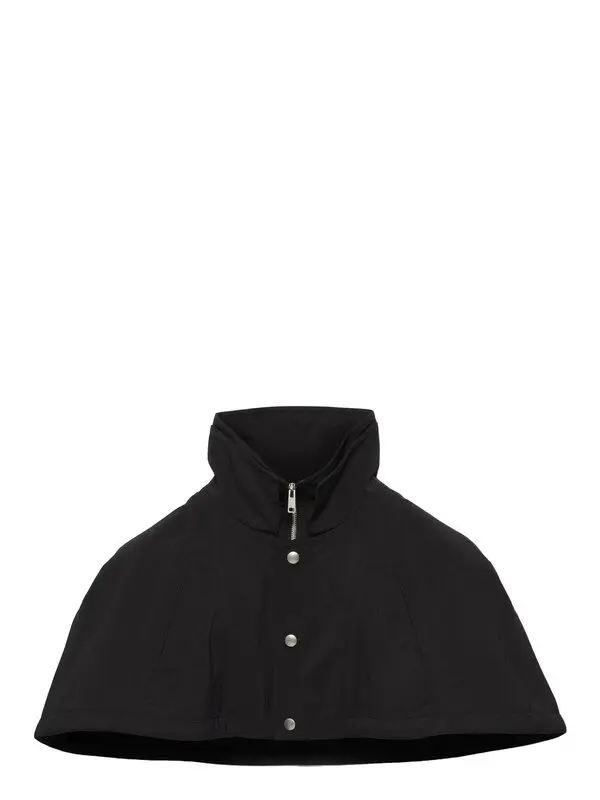 Prada Technical Fabric Capelet - Black