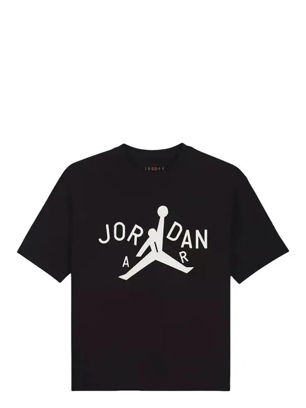 JORDAN X Nina Chanel Abney Logo Print T-shirt - Black