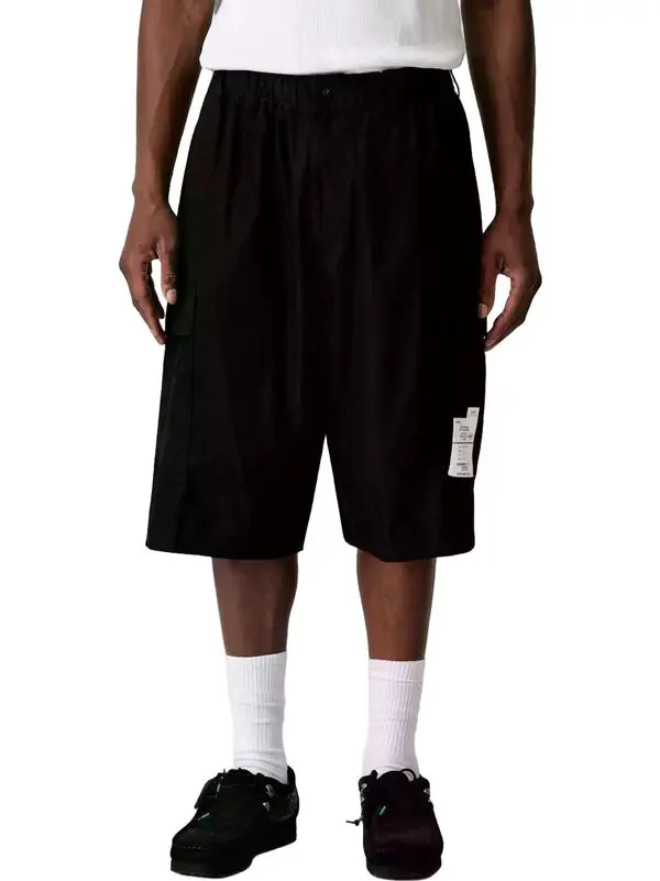 NEIGHBORHOOD Cargo Shorts With Logo Patch - Black