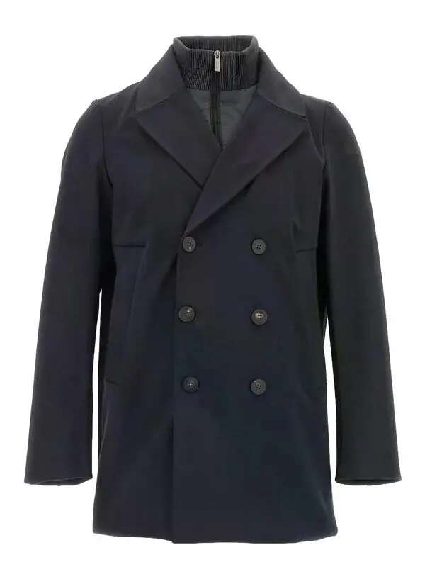 RRD Surflex Double-breasted Peacoat - Blue