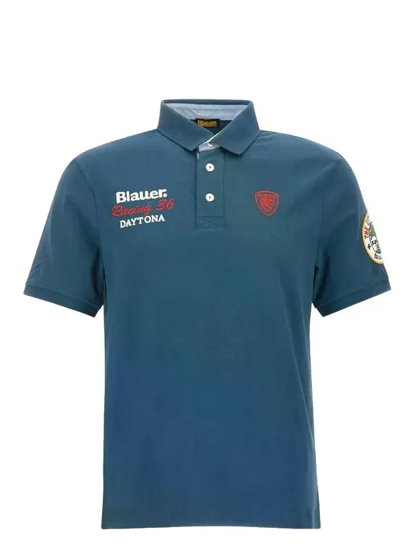 BLAUER. Albano Polo Shirt - Blue