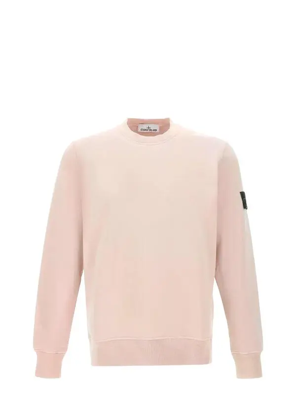 Stone Island Crew Neck Sweatshirt - Pink