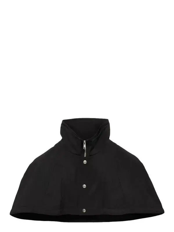Prada Technical Fabric Capelet - Black