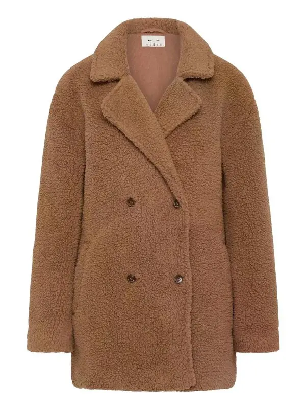 The Upside Gracie Double-breasted Coat - Brown