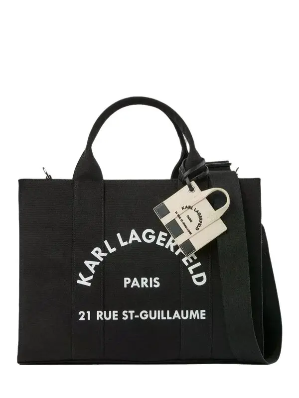 Karl Lagerfeld Rue St-guillaume Tote Bag - Black