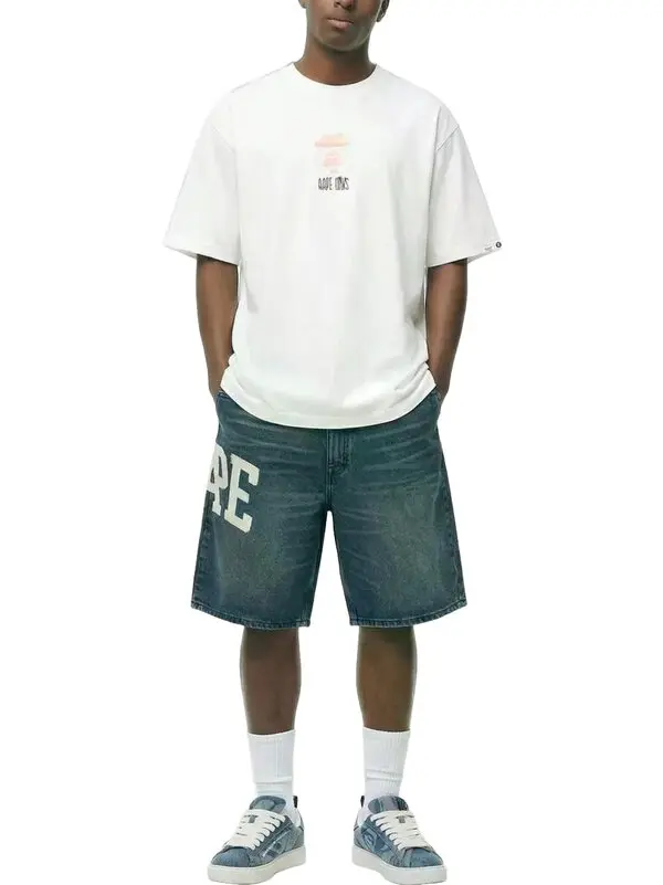 AAPE BY *A BATHING APE Aapeunvs Graphic-print T-shirt - White