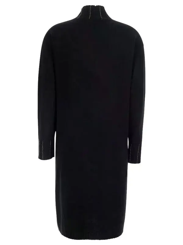 Fabiana Filippi Mini Bead-embellished High-neck Dress - Black