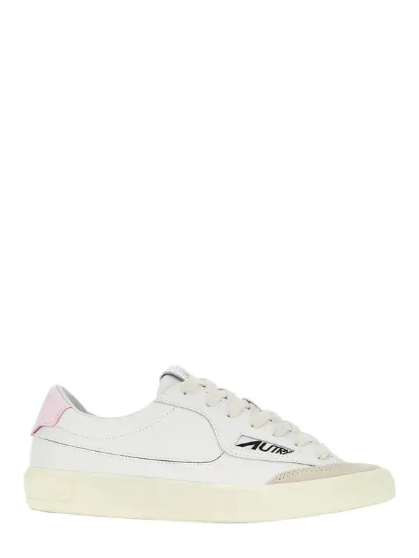 AUTRY Windscape Low Suede-trim Panelled Sneakers - White