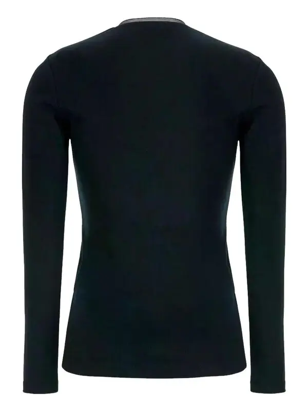 Fabiana Filippi V-neck Bead-trimmed Sweater - Black