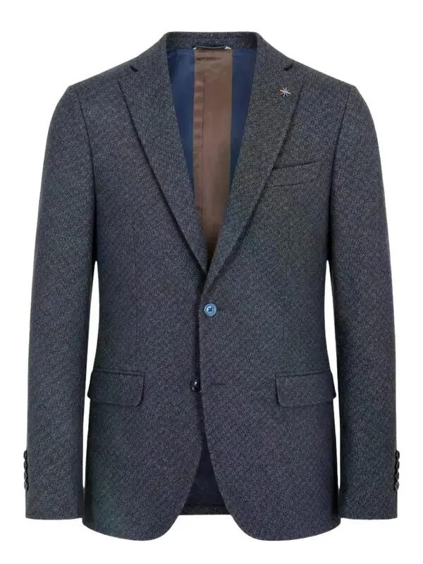 MANUEL RITZ Single-breasted Blazer - Blue