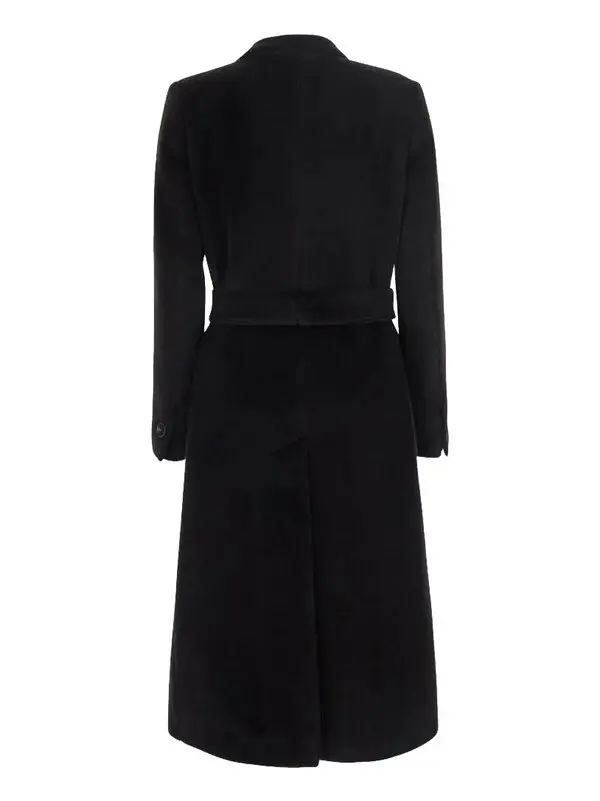 Tagliatore Jole Double-breasted Belted Coat - Brown