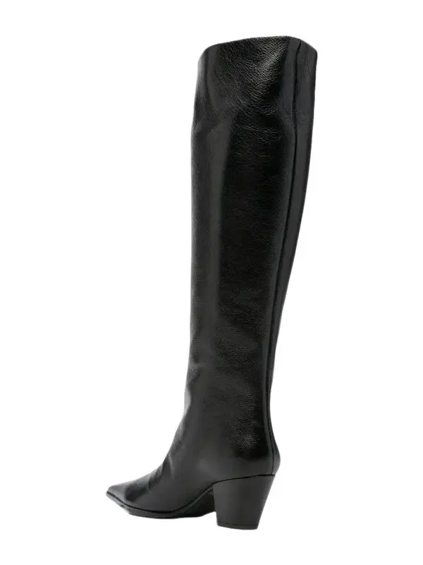 Roberto Festa Fredine Point-toe Knee-high Boots - Black