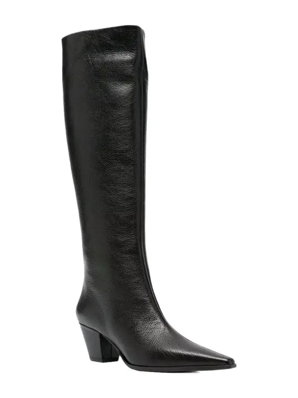 Roberto Festa Fredine Point-toe Knee-high Boots - Black