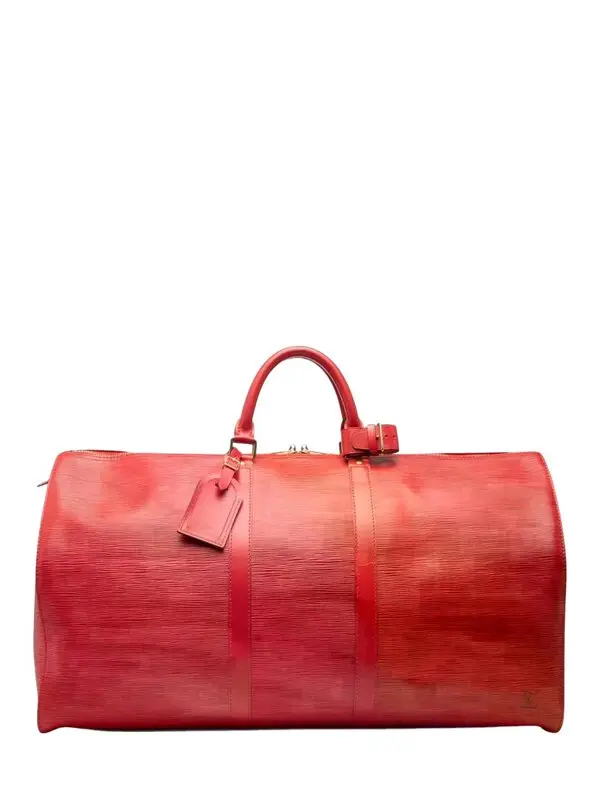LOUIS VUITTON Epi Keepall 55 Travel Bag - Red