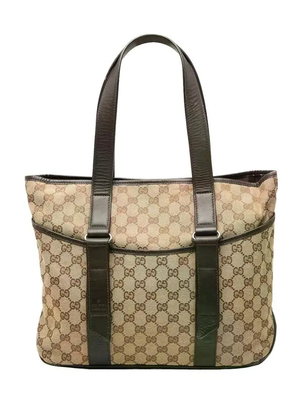 Gucci Gg Canvas Tote Bag - Neutrals