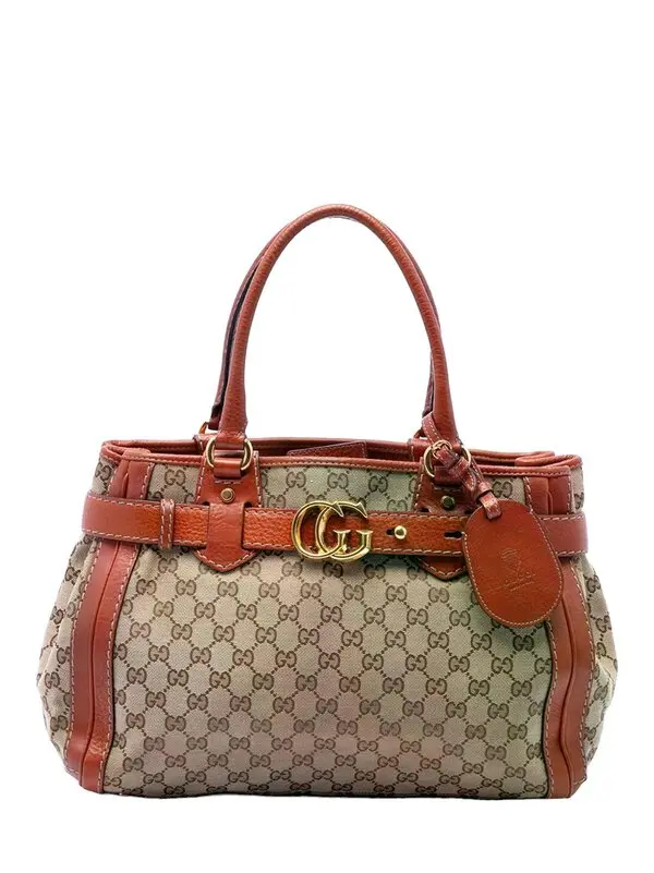 Gucci Gg Canvas Running Tote Bag - Neutrals