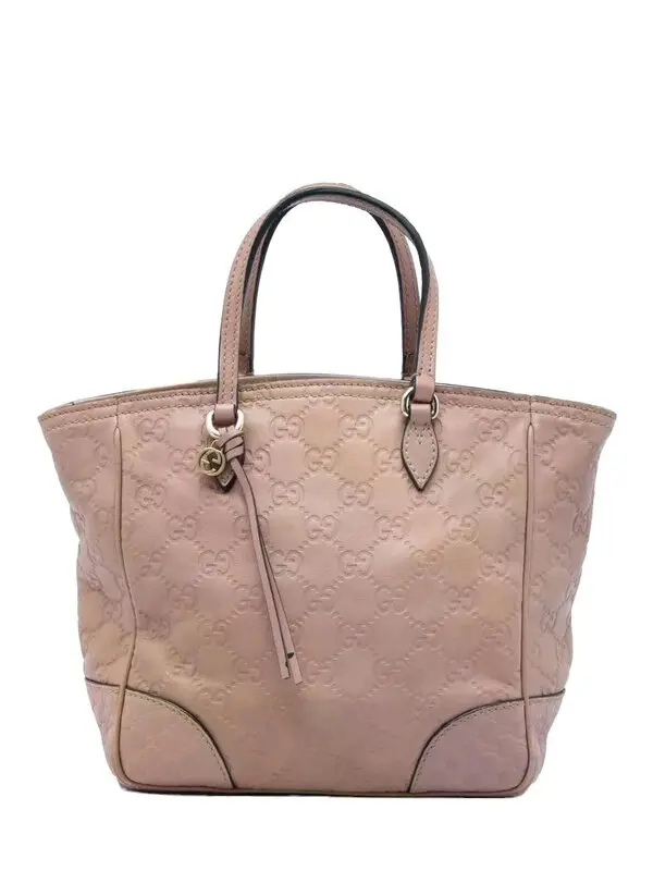 Gucci 2016-2026 Small Guccissima Bree Satchel - Pink