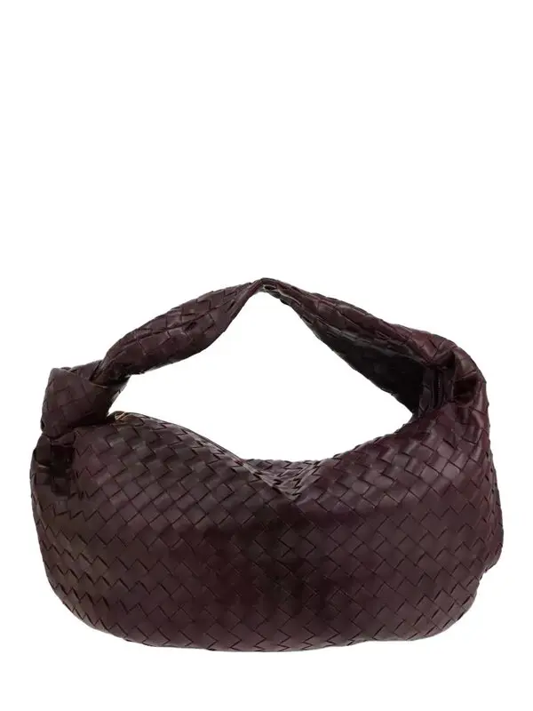 Bottega Veneta Jodie Intrecciato Clutch Bag - Purple