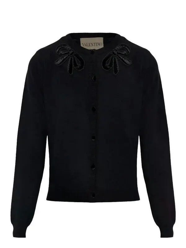 Valentino Garavani Embellished Cardigan - Black