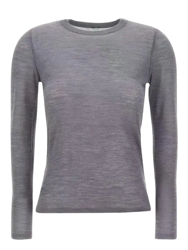 Aspesi Crew-neck Wool Sweater - Grey