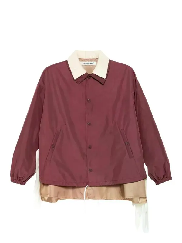 Undercover Drawstring-hem Jacket - Red