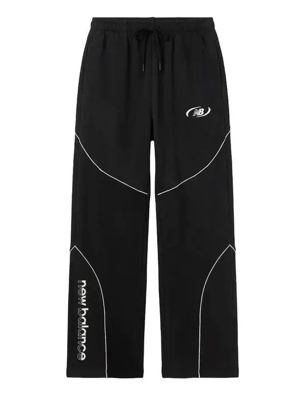 NEW BALANCE Logo-print Trackside Track Pants - Grey