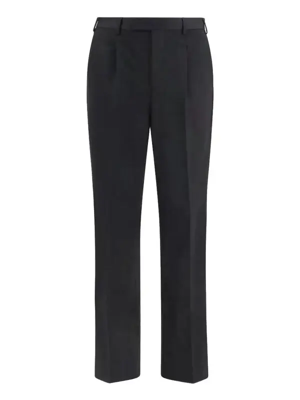 PT TORINO Samuel Double-pleated Trousers - Black