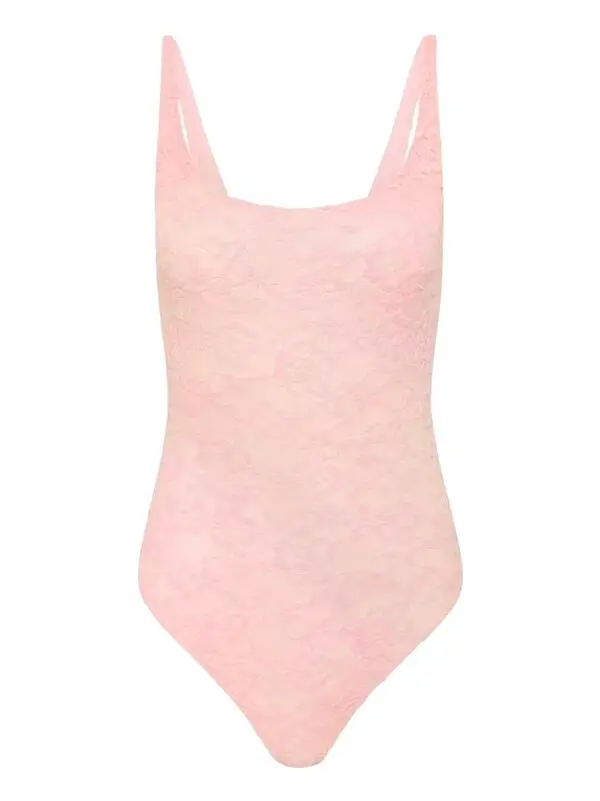The Upside Scoop-neck Bodysuit - Pink