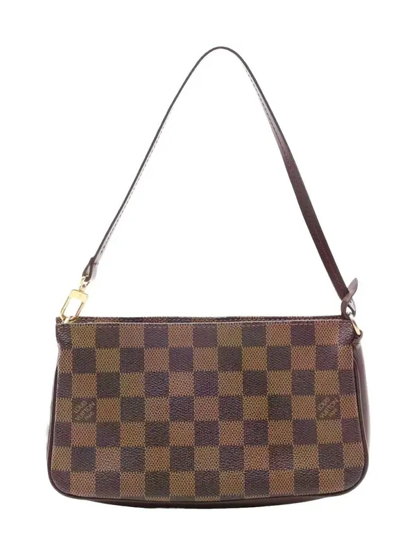 LOUIS VUITTON Damier Ebene Navona Shoulder Bag - Brown