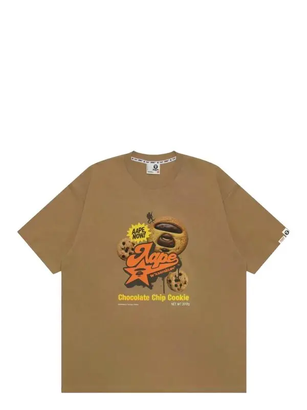 AAPE BY *A BATHING APE Aapenow Graphic-print T-shirt - Neutrals