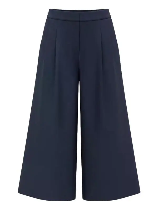 RUNDHOLZ BLACK LABEL Wide-leg Pleated Trousers - Blue