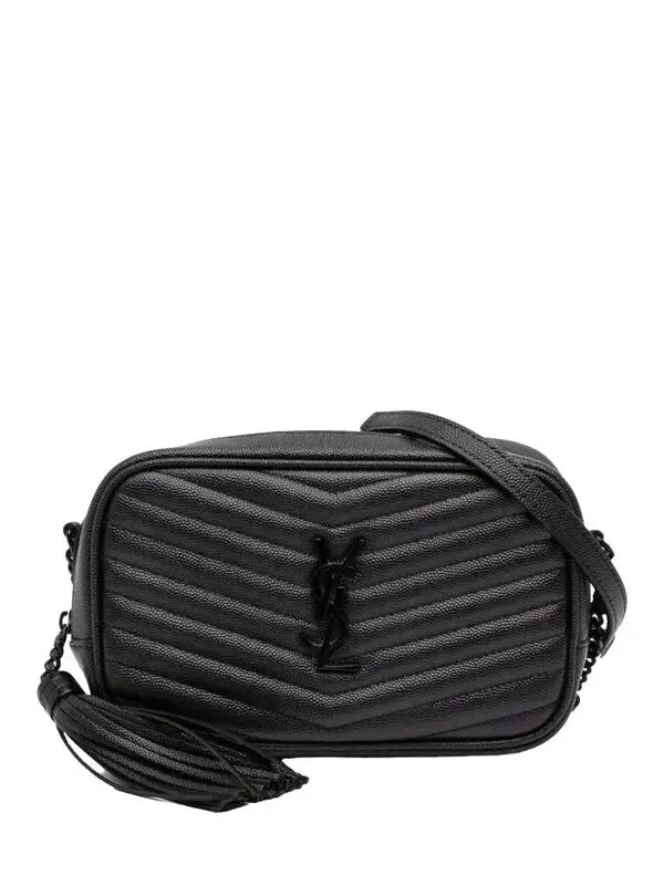 Saint Laurent Monogram Camera Bag - Black