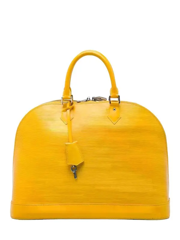 LOUIS VUITTON Epi Alma Gm Handbag - Yellow