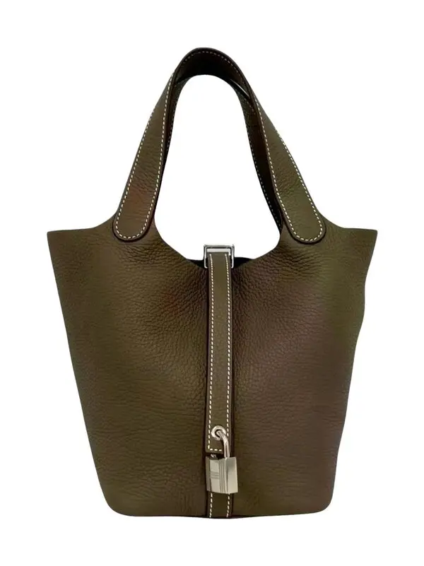 Hermès Clemence Picotin Lock 18 Handbag - Neutrals