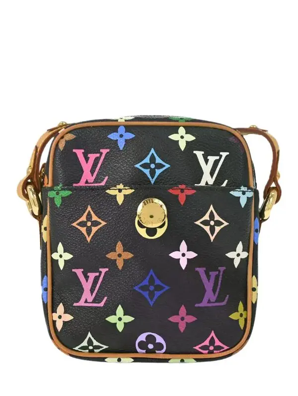 LOUIS VUITTON Monogram Multicolore Rift Shoulder Bag - Black